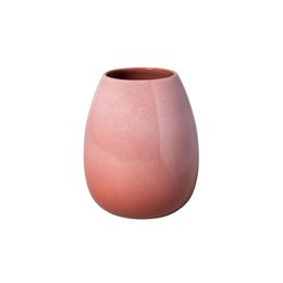 Dekovase "Vase Drop Perlemor Home 17,5 cm rosa", rosa, LIKE. BY VILLEROY & BOCH, Vasen