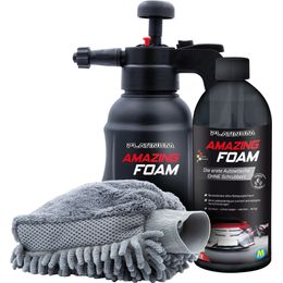 MediaShop Auto-Reinigungsmittel "Platinum Amazing Foam", 1.000ml, schwarz, Reinigungsmittel, inkl. Sprühflasche und Handschuh