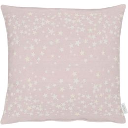 Kissenh&uuml;lle Apelt, B:49cm H:1cm L:49cm, rosa, Polyester, Obermaterial: 65% Polyester, 30% Viskose, 5% Polyacryl, Kissenbez&uuml;ge, "4709", 4709 49X49