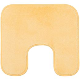 G&ouml;zze Badematte G&Ouml;ZZE, H:18mm, gelb, Polyester, Badematten, "Rio Premium", Badteppich, Uni Farben, waschbar, rechteckig & rund erh&auml;ltlich