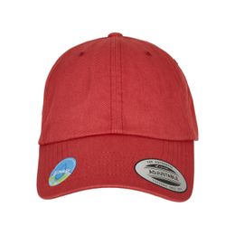 Flexfit Damen Flex Cap "Flexfit Unisex Ecowash Dad Cap"rose, unifarben, 100% Baumwolle, Caps