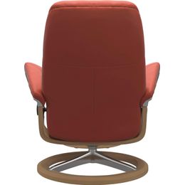 Relaxsessel stressless, B:78cm H:97cm T:70cm, braun, Leder BATICK: BATICK ist ein leicht korrigiertes, durchgef&auml;rbtes und genarbtes M&ouml;belleder, bei