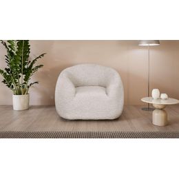 Drehsessel, B:119cm H:82cm T:98cm, beige, LeGer Home by Lena Gercke, 100% Polyester, Wohnzimmer, Sessel, "YANI Relaxsessel, Loungesessel, Maße B/T/H: