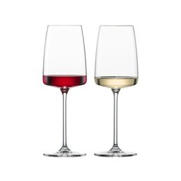 ZWIESEL GLAS Weinglas "Weingl&auml;ser Vivid Senses 363 ml 2er Set transparent", 2 tlg., transparent, Trinkgef&auml;&szlig;e
