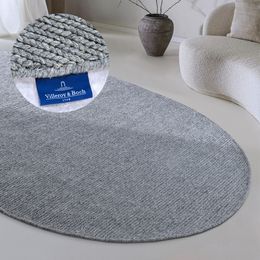Villeroy & Boch Wollteppich VILLEROY & BOCH, B:160cm H:7mm L:231cm, silber, Wolle, Teppiche, "Francois", in rund, oval, L&auml;ufer, handgewebt, Wolle, Wohnzimmer,