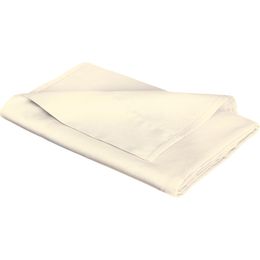 Betttuch Fleuresse, B:220cm L:260cm, beige, Mako-Satin, Obermaterial: 100% Baumwolle, Bettlaken, "Colours", offenes Bettlaken