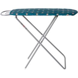 Bayer Chic 2000 CHIC2000 Kinder Kinder-B&uuml;gelbrett "Melange Rosa"sternchen t&uuml;rkis, Kunststoff, Polyester, B:26cm H:58cm L:70cm, Spielzeug-Haushaltsger&auml;te