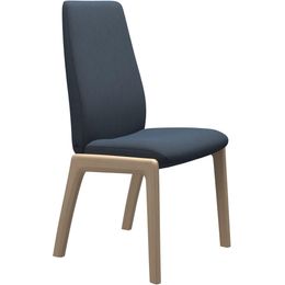Polsterstuhl stressless, B:57cm H:105cm T:60cm, blau, Microfaser DINAMICA (88% Polyester, 12% Polyurethan), Esszimmer, Stühle, "Laurel", High Back,