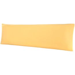 Kissenbezug bellana, B:40cm L:140cm, beige, Jersey, Obermaterial: 100% Baumwolle, Kissenbez&uuml;ge, "Mako-Jersey", f&uuml;r Seitenschl&auml;ferkissen