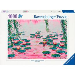 Ravensburger Kinder Puzzle "Pink Water Lilies", bunt, B:138cm H:92cm, Puzzles, Made in Germany