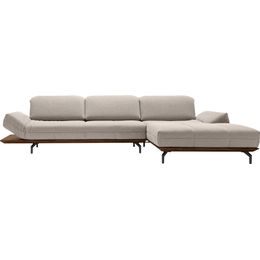 Ecksofa, B:293cm H:117cm T:212cm, beige, CREATION BY ROLF BENZ, Wohnzimmer, Sofas, "CR.420, Designecksofa, L-Form", in 2 Qualit&auml;ten, Holzrahmen in