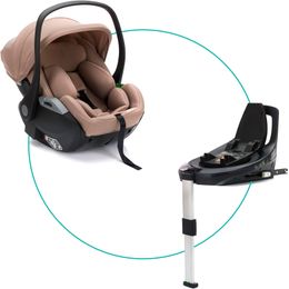 fillikid Baby Autokindersitz "NOA, inkl. Basisstation", braun, Polyester, Kindersitze, Gr. 0, 360