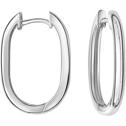 Firetti Damen Paar Creolen "Schmuck Geschenk, Ohrringe oval, Silber 925", 15mm, Silber 925 (Sterlingsilber), silber, Silber 925 (Sterlingsilber),