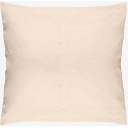 Kissenbezug WOLKENFELD, B:80cm L:80cmbeige, Mako-Satin, Obermaterial: 100% Polyester, Kissenbez&uuml;ge, "Mako-Satin Baumwolle Kopfkissenbezug - Premium