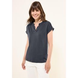 Cecil Damen T-Shirt, grau, Gr. XL, unifarben, Stoff, 78% Modal, 22% Polyester, Shirts, aus softem Materialmix