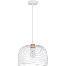 NOVA LUCE Hängeleuchten "LYRON", 1, Ø 30cm, 1 Stk., weiß, Esszimmer, Leuchten, Ohne Leuchtmittel
