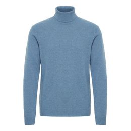 Casual Friday Herren Rollkragenpullover "Strickrollkragenpull CFKarl", blau, Gr. XXXL, Obermaterial: 80% Wolle WO. 20% Polyamid PA., Pullover