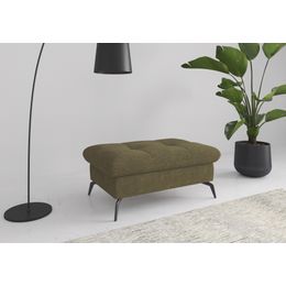 Sit & More Polsterhocker SIT & MORE, B:102cm H:47cm T:69cm, gr&uuml;n, 100% Polyester, Hocker, "Amica", mit Stauraum