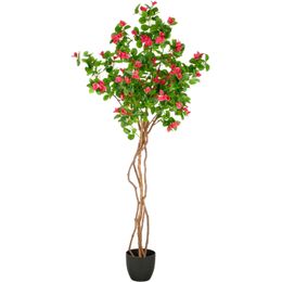 Kunstbaum Creativ green, H:175cmpink, Kunststoff, Wohnzimmer, Kunstpflanzen, "Bougainvillea", mit schön geformtem Stamm