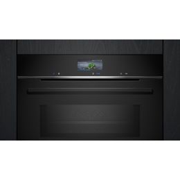 Siemens Backofen mit Mikrowelle "CM776GKB1", B:59,4cm H:45,5cm T:54,8cm, schwarz, Back&ouml;fen, Perfekte Zubereitung von Gerichten dank cookControl Pro