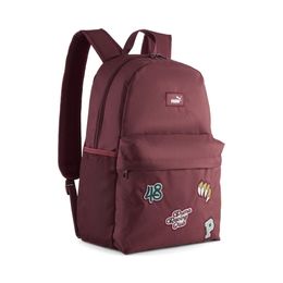 Puma Kinder Freizeittasche "Phase Patch 20 l Rucksack Jugendliche und Erwachsene"ruby shimmer rot, Polyester, Taschen