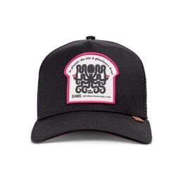 Trucker Cap Djinns "Djinns HFT Cap Octovino", Damen, Gr. onesize, schwarz, 60% Baumwolle, 40% Polyester, Caps