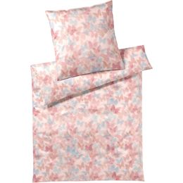 Bettw&auml;sche Elegante, rosa, Mako-Batist, Obermaterial: 100% Baumwolle, Bettw&auml;sche, "Lucid", angenehmes Hautgef&uuml;hl