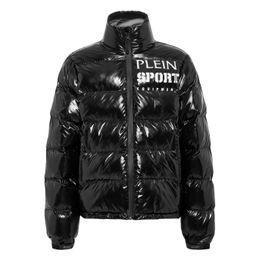 Plein Sport Herren Daunenjacke "Statement", schwarz, Gr. XXL, Obermaterial: 100% Polyamid; Futter: 100% Polyester; Füllung: 100% Polyester, Jacken
