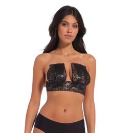 Damen Klebe-BH, MAGIC BODYFASHION, schwarz, Obermaterial: 80% Polyamid, 20% Elasthan, BHs, leicht auf die gew&uuml;nschte L&auml;nge zu schneiden