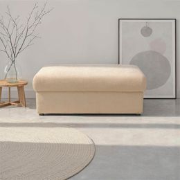 Hocker DOMO collection, B:112cm H:45cm T:68cm, rosa, 100% Polyester, Garten, Hocker, "Dundee, passende Ergänzung zum Mega-Sofa", pflegeleichter,
