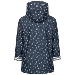 DEPROC Active Jungen Regenjacke "Friesennerz ANCHOR PEAK KIDS", blau, Gr. 122, Obermaterial: 100% Polyurethan; Futter: 100% Polyester, Jacken