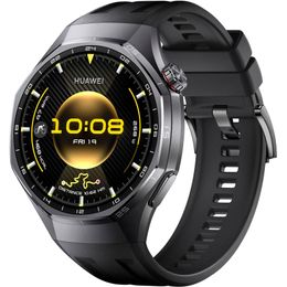 Huawei Smartwatch "WATCH GT6 Pro 46 mm"schwarz, Smartwatches, Bis zu 21 Tagen Akkulaufzeit, Outdoor-Sport Profi-Niveau, EKG-Analyse