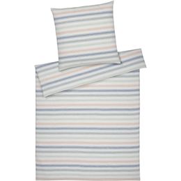 Bettw&auml;sche Elegante, beige, Halbleinen, Obermaterial: 50% Baumwolle, 50% Leinen, Bettw&auml;sche, "Bliss", angenehmes Hautgef&uuml;hl