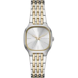 Skagen Damen Quarzuhr "MELLEM LILLE", gold, Armbanduhren, Armbanduhr, Damenuhr, Edelstahlarmband, analog