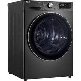 LG Wärmepumpentrockner "RT80V9B", B:60cm H:85cm T:69cm, schwarz, Trockner