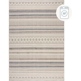 Teppich FLAIR RUGS, B:78cm H:4mm L:150cm, bunt, Kunstfaser, Wohnzimmer, Teppiche, "Everett waschbar", Teppich Wohnzimmer, Schlafzimmer, Hoch-Tief