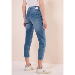 Cecil Damen Comfort-fit-Jeans, blau, Gr. 36, unifarben, Jeans, 78% Baumwolle, 20% Polyester, 2% Elasthan, Jeans, Middle Waist