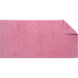 Duschtuch Egeria, B:75cm L:160cm, rosa, Walkfrottier, Obermaterial: 100% Baumwolle, Handtücher, "Elegant", Uni Programm mit Webkante, reine Baumwolle