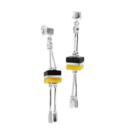 OSTSEE-SCHMUCK Damen Paar Ohrh&auml;nger "- Jacky - Silber 925/000 - Bernstein", Silber 925 (Sterlingsilber), silber, Silber 925 (Sterlingsilber), Ohrringe