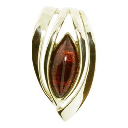 OSTSEE-SCHMUCK Damen Kettenanh&auml;nger "OSTSEE-SCHMUCK Anh&auml;nger Gleiter-Rana Anh&auml;nger Gleiter-Rana", 23x13mm, Gelbgold 333, 3,2 g, gelb, Gelbgold 333,