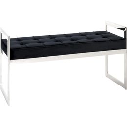 Polsterbank HAKU, B:100cm H:57cm T:440cm, schwarz, Esszimmer, Sitzb&auml;nke