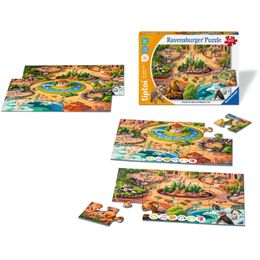 Ravensburger Jungen Puzzle "tiptoi Puzzle für kleine Entdecker: Zoo", bunt, Puzzles, Made in Europe