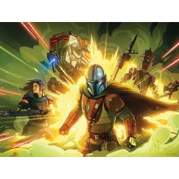 Komar Bild "Mandalorian Fireteam", B/H/T: 40cm x 30cm, Bild Disney Star Wars, 1 Stk., bunt, Wohnzimmer, Bilder, Wandbild zur Dekoration im