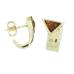 OSTSEE-SCHMUCK Damen Paar Ohrstecker "- Ingiara - Gold 333/000 - Bernstein", Gelbgold 333, gold, Gelbgold 333, Ohrringe