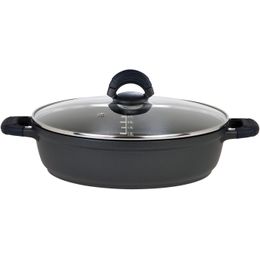 GSW Br&auml;ter "SilcoGuss noir", 2,7 l + &Oslash; 24cm, schwarz, T&ouml;pfe, Induktion, incl. Literskala
