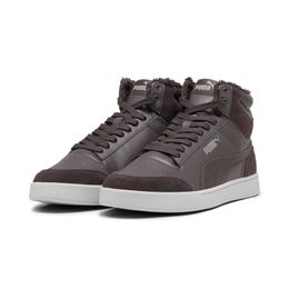 Puma Herren Winterboots "SHUFFLE MID FUR", Gr. 44, grau, Synthetik, Schuhe, Sneakerboots, Winterschuhe