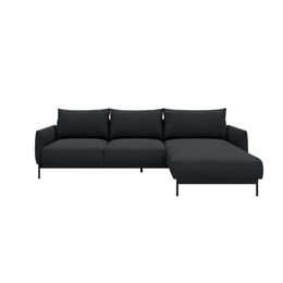 Ecksofa TENKSOM, B:255cm H:68cm T:185cm, grau, Wohnzimmer, Sofas, "Tokey, Polsterecke, Couch, Recamiere links und rechts montierbar", Bez&uuml;ge