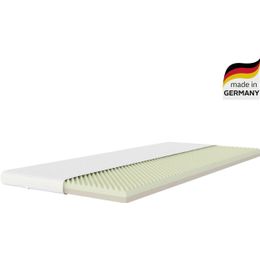 Topper my home, B:200cm H:8cm L:200cm, weiß, Komfortschaum, Topper, "Polly Plus XXL ECO, Topper ideal für Boxspringmatratzen", Topper in 90x200,
