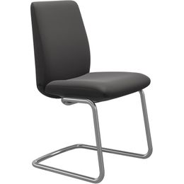 Polsterstuhl stressless, B:53cm H:92cm T:59cm, grau, Leder PALOMA: PALOMA ist ein durchgefärbtes Semianilin-Möbelleder mit natürlicher Narbung.,