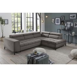Ecksofa, B:276cm H:75cm T:203cm, bunt, exxpo - SOFA FASHION, 100% PES, Wohnzimmer, Sofas, "Bocco, hochwertige Verarbeitung, toller Sitzkomfort,